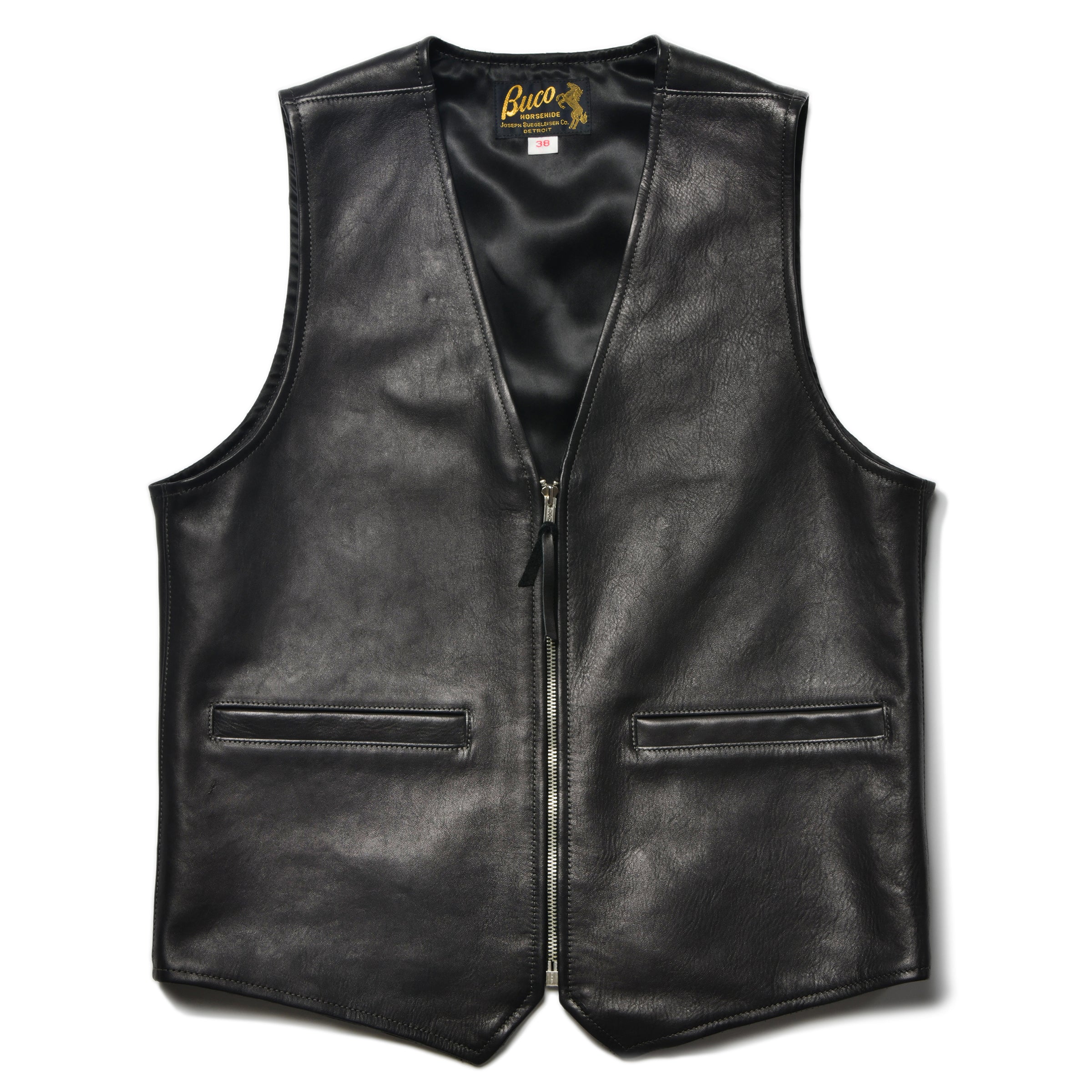 BUCO LEATHER VEST – The Real McCoy's
