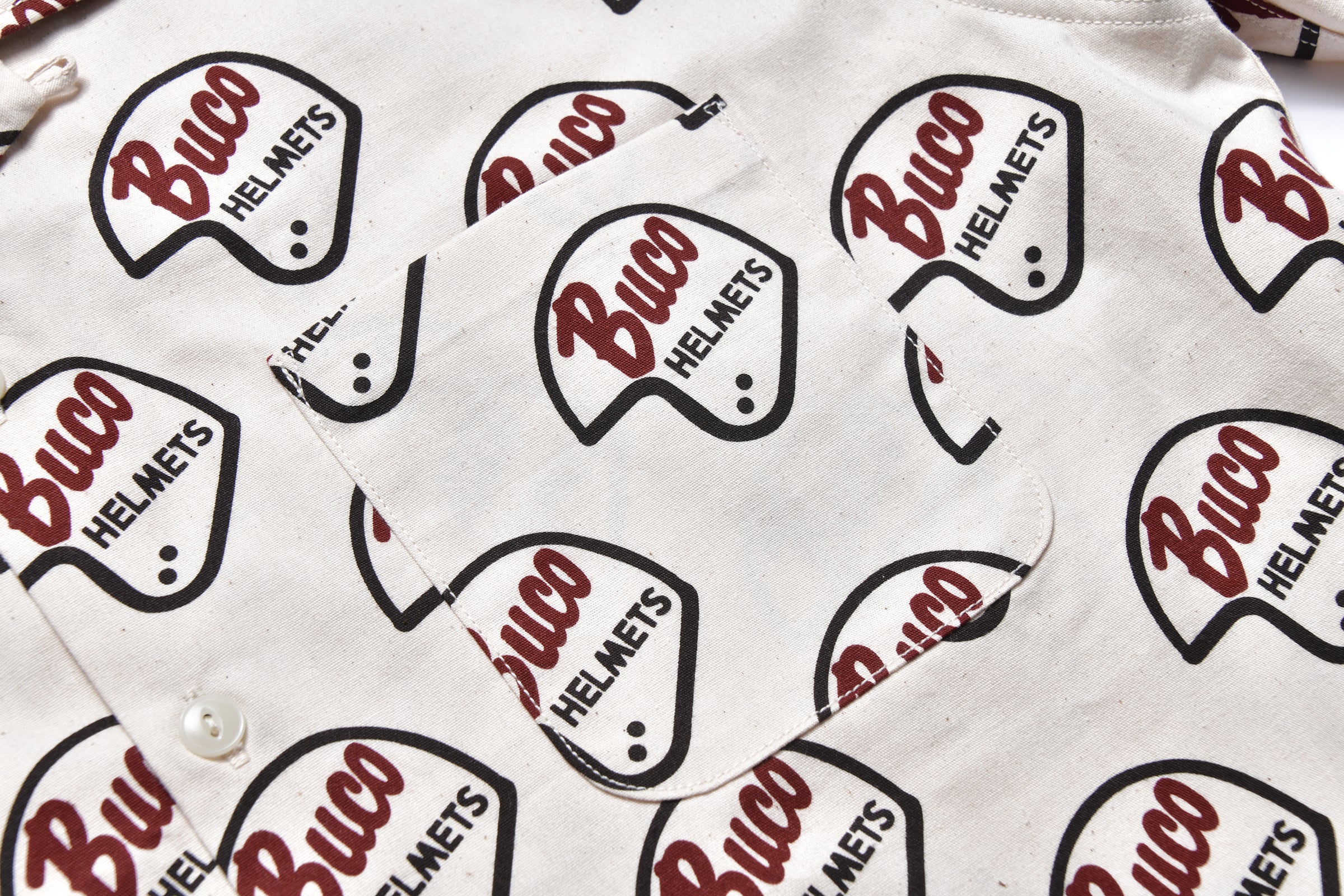 BUCO OPEN-COLLAR SHIRT / LOGO – The Real McCoy's