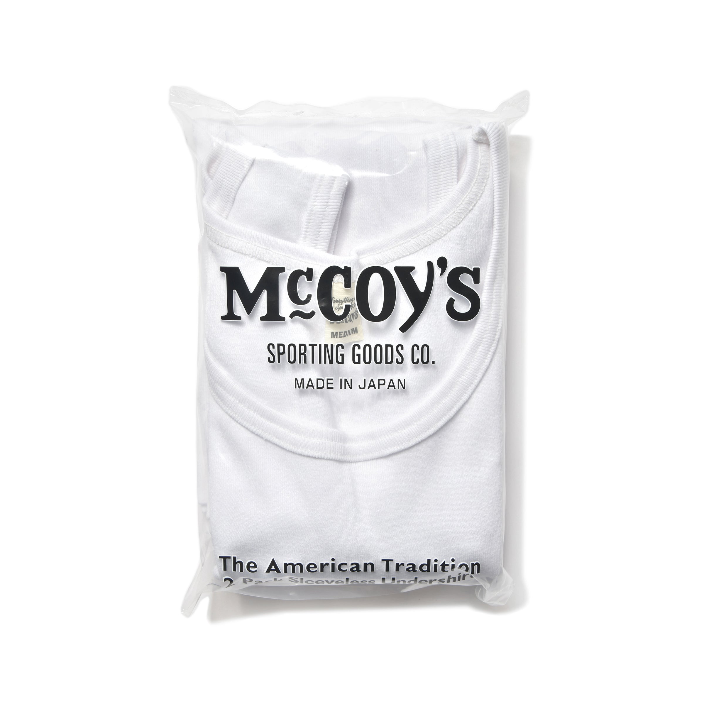 McCOY'S 2pcs PACK UNDERSHIRT – The Real McCoy's