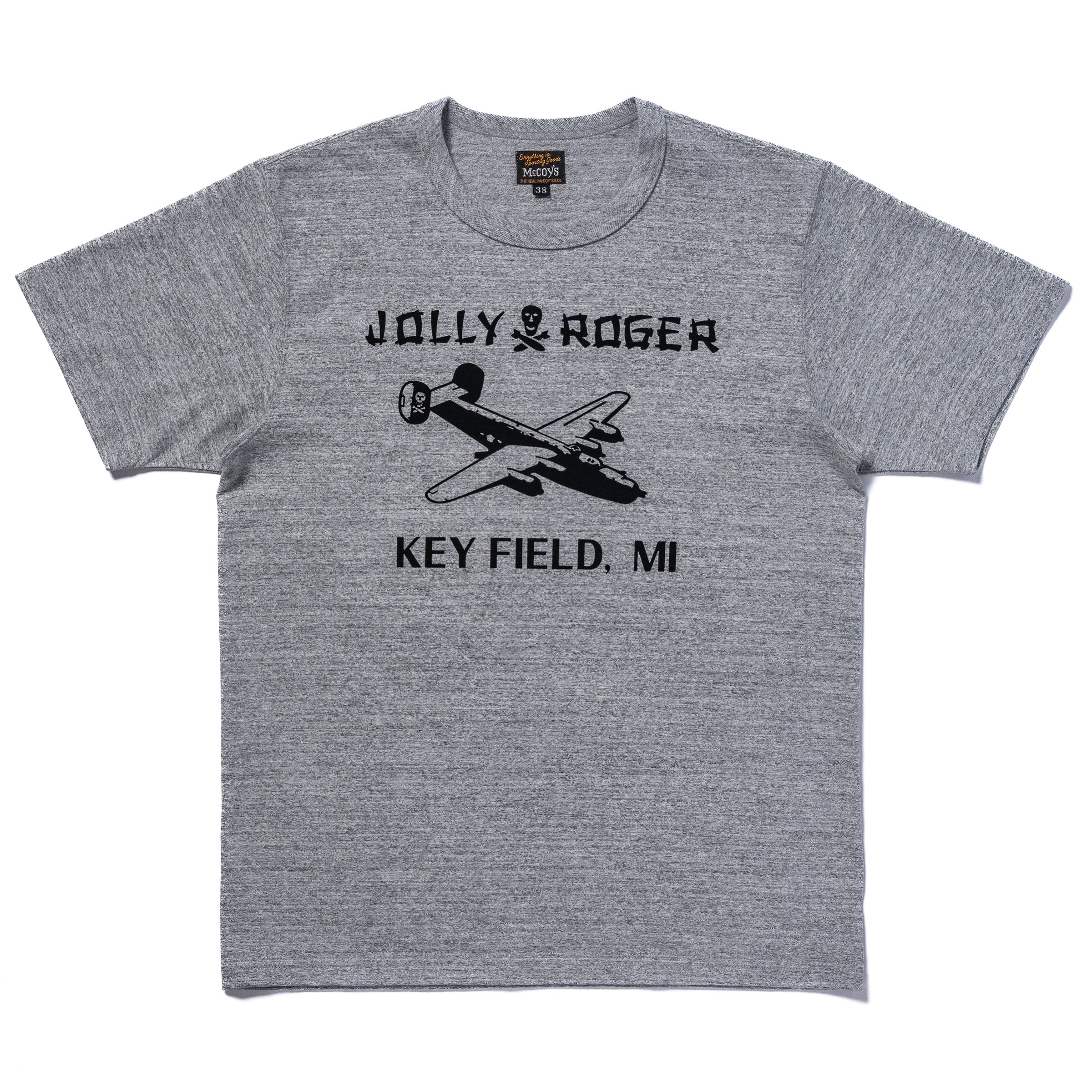 MILITARY TEE / JOLLY ROGER, KEY FIELD – The Real McCoy's