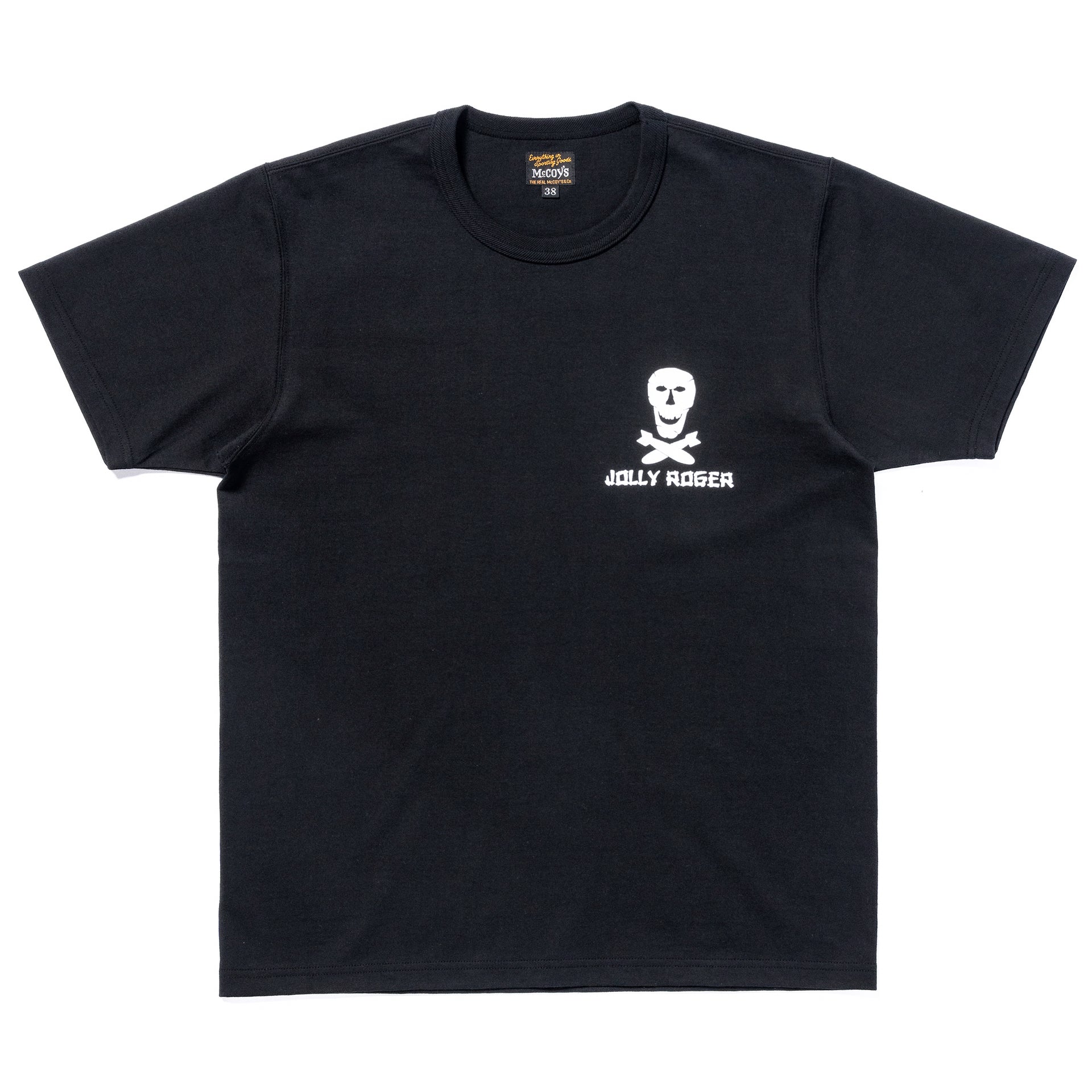 MILITARY TEE / JOLLY ROGER, BEST DAMN GROUP – The Real McCoy's