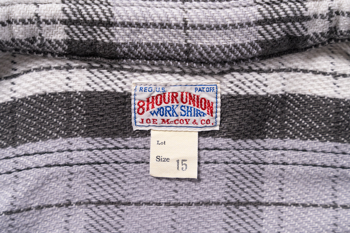 8HU BLOCK CHECK SUMMER FLANNEL SHIRT – The Real McCoy's