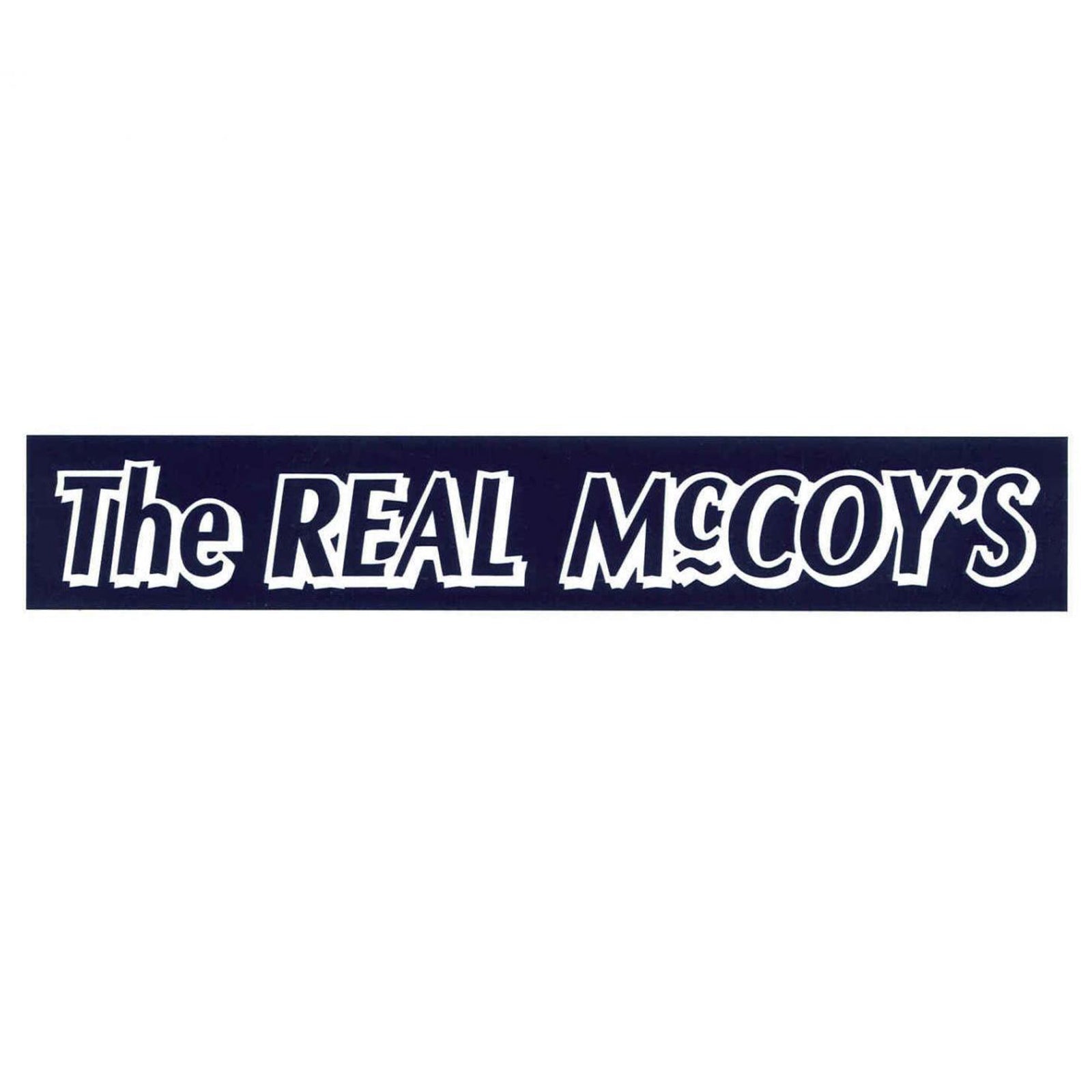 THE REAL McCOY'S LOGO STRIP STICKER – The Real McCoy's