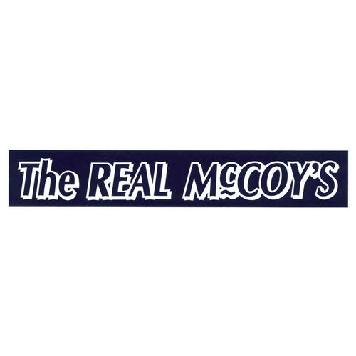 THE REAL McCOY'S LOGO STRIP STICKER – The Real McCoy's